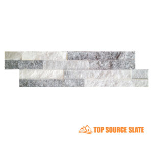 Sparkle ice grey split face mosaic tiles - Top Source Slate