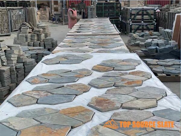 How to produce crazy paving flagstone - Top Source Slate