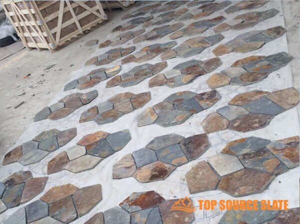 How to produce crazy paving flagstone - Top Source Slate
