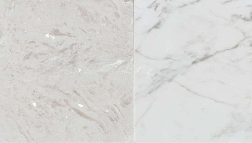 White Stacked Stone: Quartzite vs Marble, Yellowing Prevention & Design ...